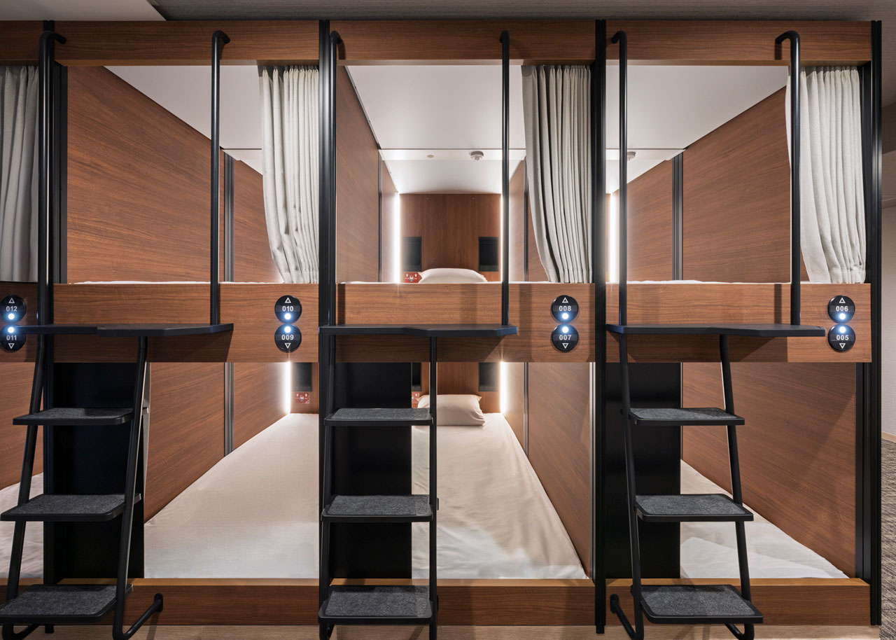 Capsule Hotel, Shinshu Kenko Land｜KOTOBUKI SEATING