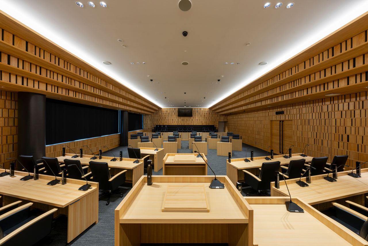 Assembly hall, Mine City Hall｜KOTOBUKI SEATING
