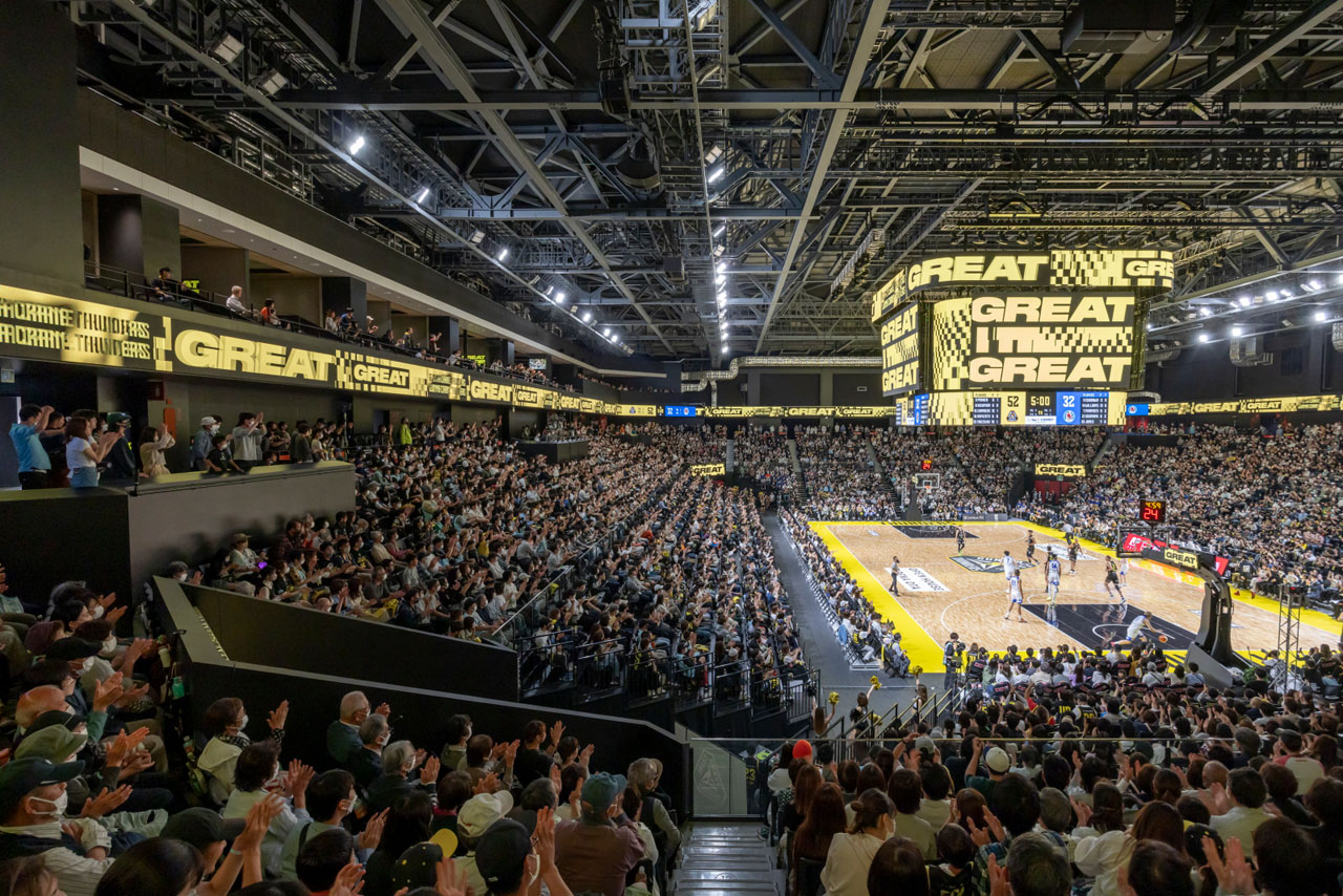 OPEN HOUSE ARENA OTA メインアリーナ｜コトブキシーティング株式会社