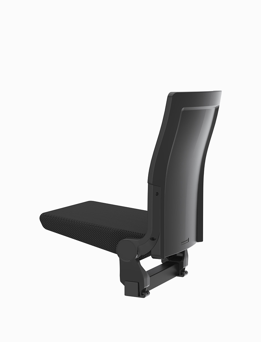 移動観覧席（セミオート／マニュアル）搭載イス Lux｜コトブキシーティング株式会社